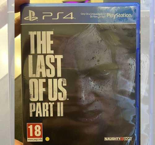 Диск на ps4 ps5 the Last of Us part 2