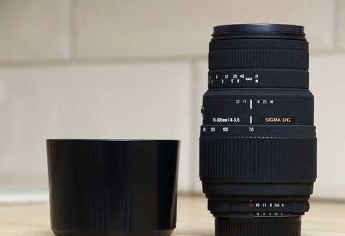 Sigma AF 70-300mm f/4-5.6 DG macro Nikon