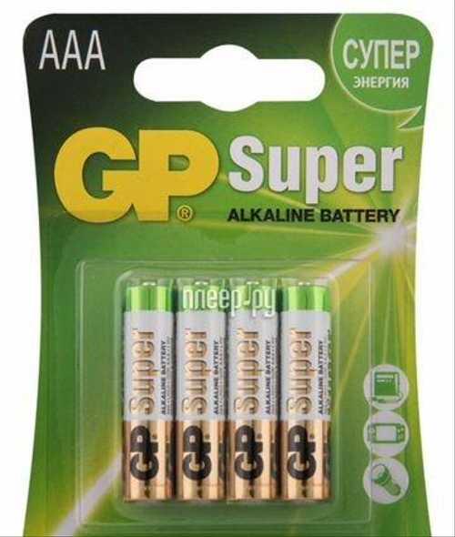 AAA - GP Alkaline LR03 24A-2CR4 4 штуки