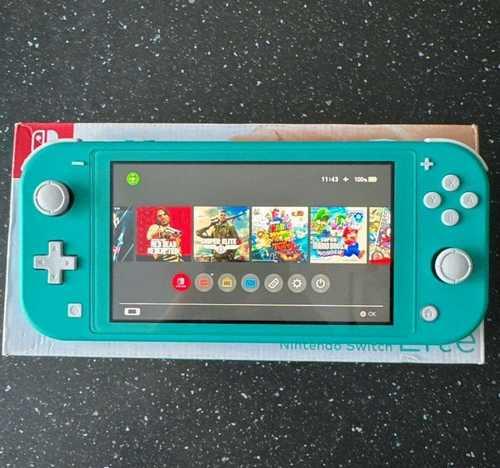 Nintendo switch lite прошитая с играми