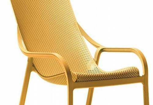 Кресло пластиковое Nardi Net Lounge, горчичный
