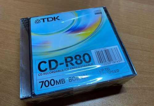 Болванка tdk cd r80 10 штук