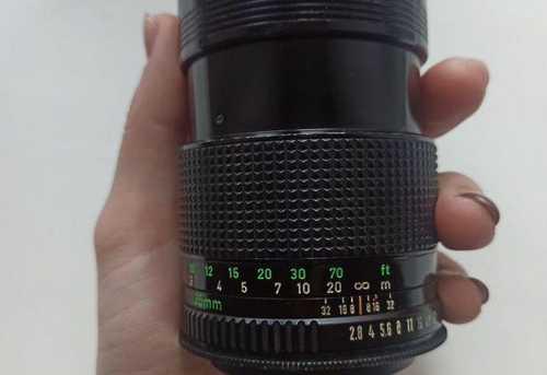 Canon FD 135mm f/2.8 S.C. переделка Canon EF