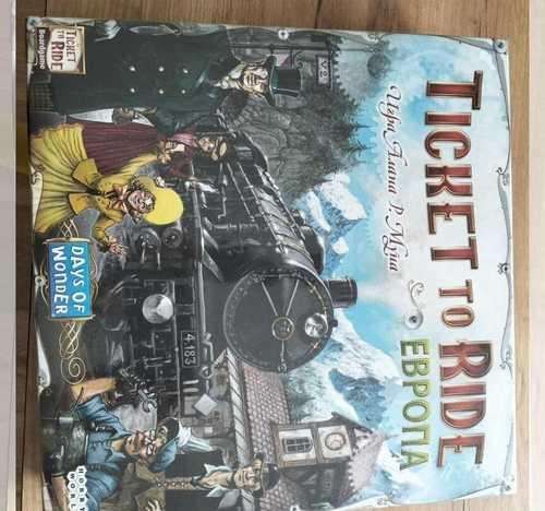 Ticket to ride Европа новая оригинальная