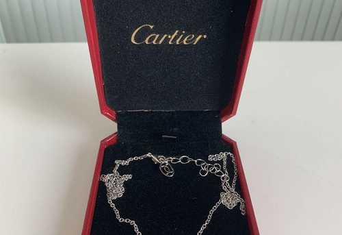 Колье Cartier Trinity кулон с фианитами