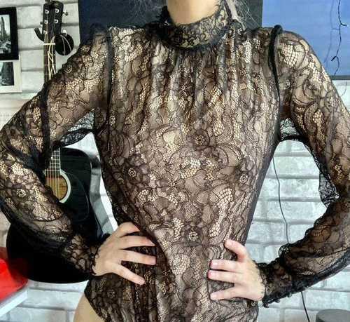Продам женское кружевное блузка-боди