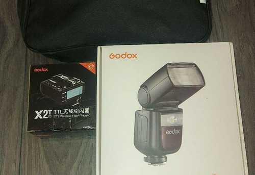 Godox v860 III c. Godox X2T tтl. Софтбокс 6060