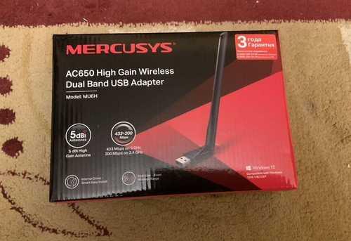 Wi-Fi адаптер Mercusys MU6H