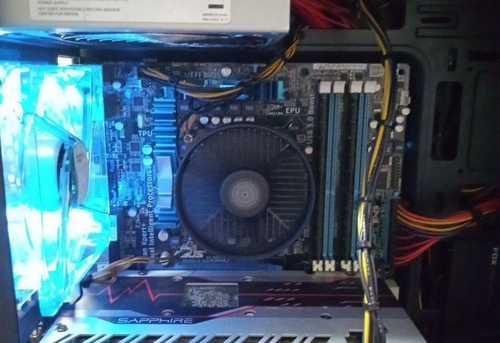 Игровой пк i5-3470/Rx 580 8gb/16gb/SSD