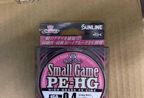 Плетёный шнур Sunline small game PE HG 150m #0.4/6