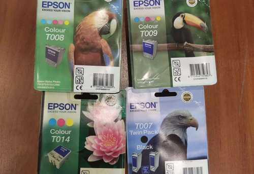 Картриджи epson T008, T009