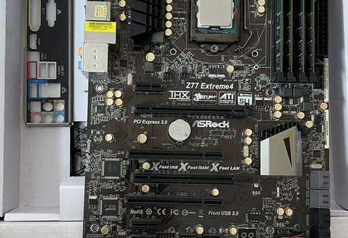 Мат.плата ASRock Z77 ex4 + i7 3770 + 16Gb