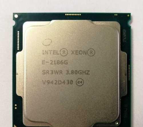 Процессор Intel Xeon E-2186G LGA1151, 3,8 ггц