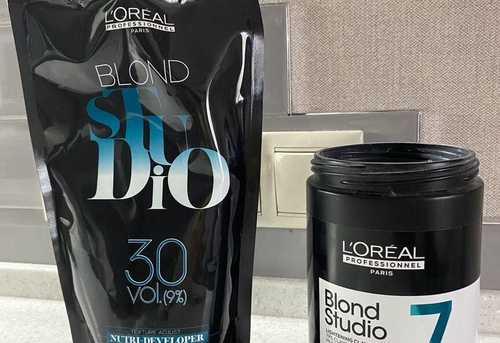 Blond Sudio Loreal пудра + oxy 30vol/ краска