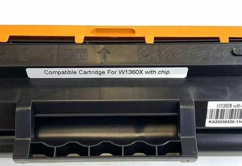 Картридж W1360X с Чипом для HP LaserJet M211, M236