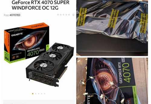 Видеокарта Rtx 4070 Super Gigabyte Windforce OC