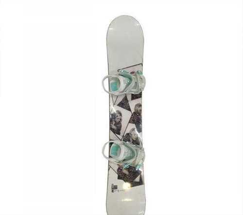 Сноуборд Burton Andy Warhol 156 б/у + Крепления Ni