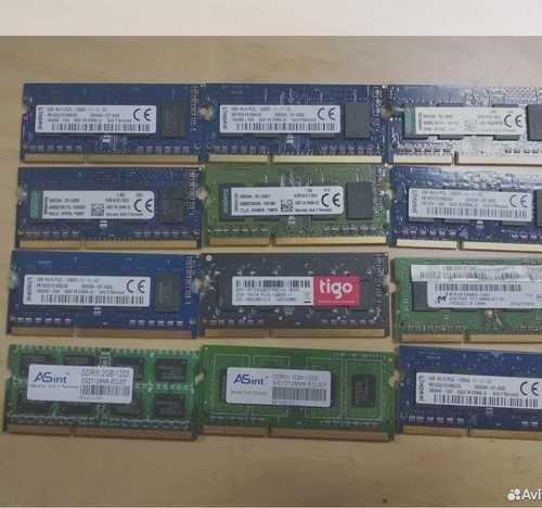 Оперативная память для ноутбука DDR3L, 2Гб