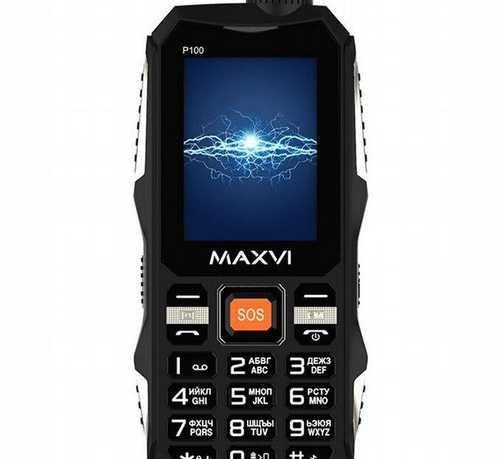 Сотовый телефон Maxvi P100 2.4" Black GSM
