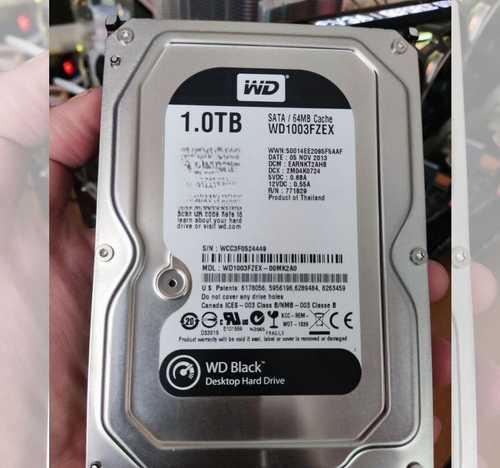 Жёсткий диск Western Digital Black 1 Tb