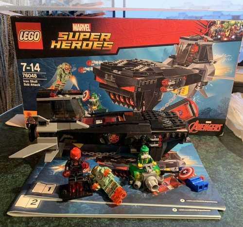 Lego Marvel super heroes 76048 с коробкой