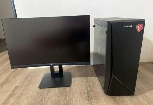 Игровой стстемный блок+ игровой монитор 140Гц