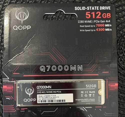 Qopp 512 гб Внутренний SSD-диск 512 GB sataiii