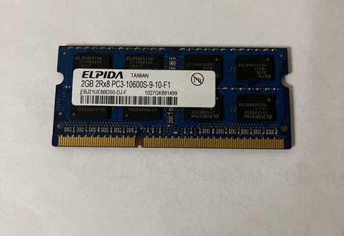 Оперативная память elpida 2GB 2R8