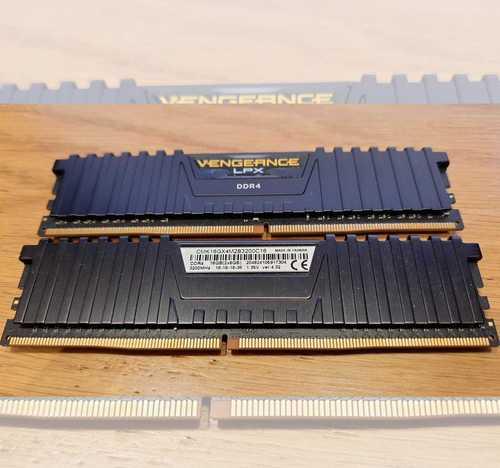 Corsair Vengeance LPX DDR4 3200MHz 16Gb (2х8Gb)