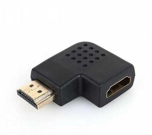 Переходник hdmi угловой в плоскости "правый"