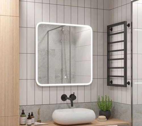 Зеркало для ванной Foster led 80х80 см