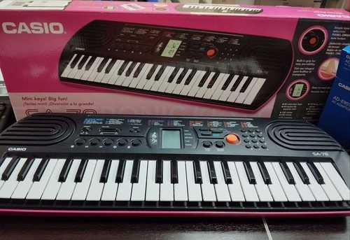 Синтезатор Casio SA-78 с блоком питания