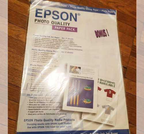 Фотобумага epson