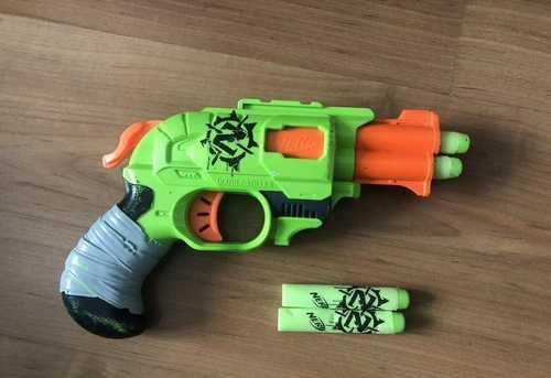 Nerf zombie strike пистолет