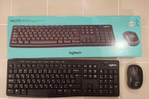 Беспроводная мышь + клавиатура (Logitech mk270)