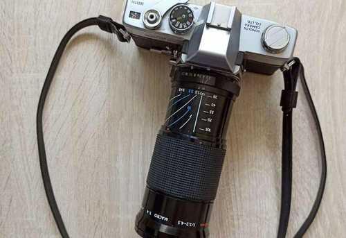 Фотокамера minolta SrT 101 +объектив kiron 28-105