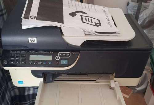Мфу цветной принтер HP officejet j4580 all-in-one