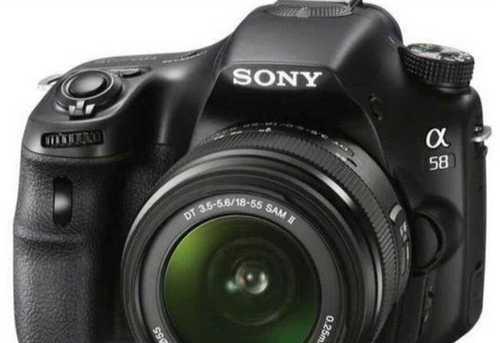Продаю зеркальный фотоаппарат Sony a58