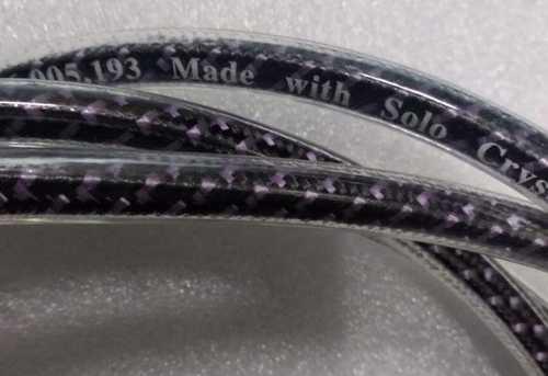 Межблочный кабель RCA из серии Solo Crystal Oval