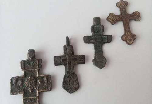 Старинные нательные крестики