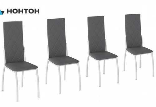 Комплект стульев Релакс серый / белый