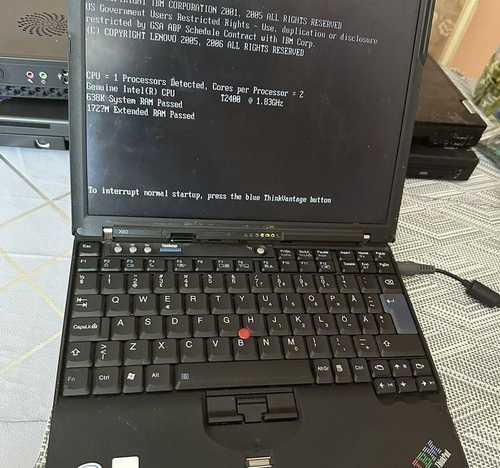 Ноутбук Ibm thinkpad x60