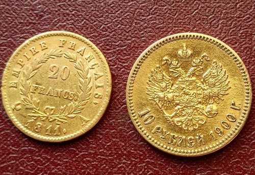 Золотые монеты антикварные