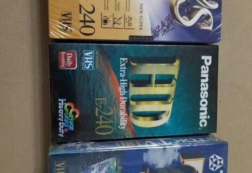 Новые видеокассеты Panasonic HD, TDK, VS
