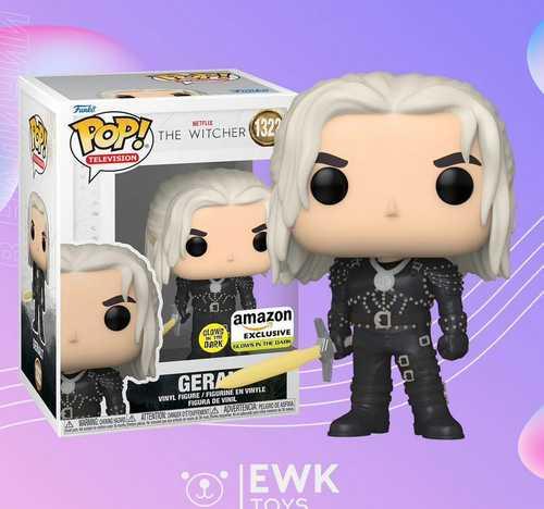 Funko Pop 1323 Geralt (glow) - The Witcher