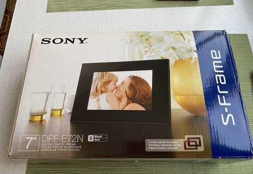 Цифровая фоторамка sony dpf-e72n