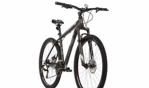 Велосипед stinger 27.5" graphite STD черный. 18 р