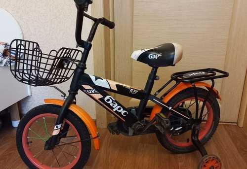 Велосипед детский 4х-колёсный, бу