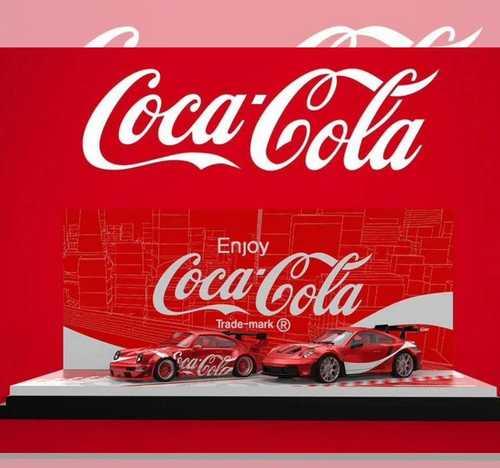 Time micro Porsche Coca Cola limited set