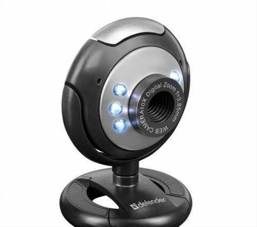 Веб-камера C-110 0.3 мп, подсветка, кнопка фото de